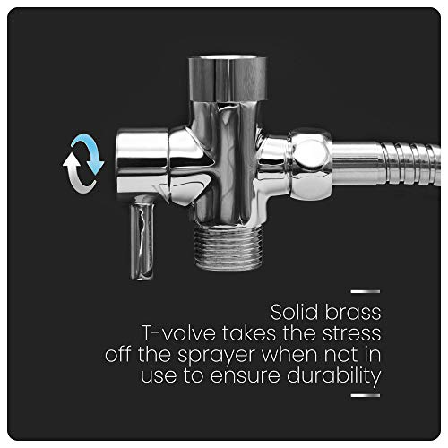 Bidet Sprayer for Toilet, Handheld Bidet Sprayer Attachment, Cloth Diaper Shower Spray Washer for Bathroom β Bidet Handheld Toilet Water Sprayer - Easy 10-Minute Installation