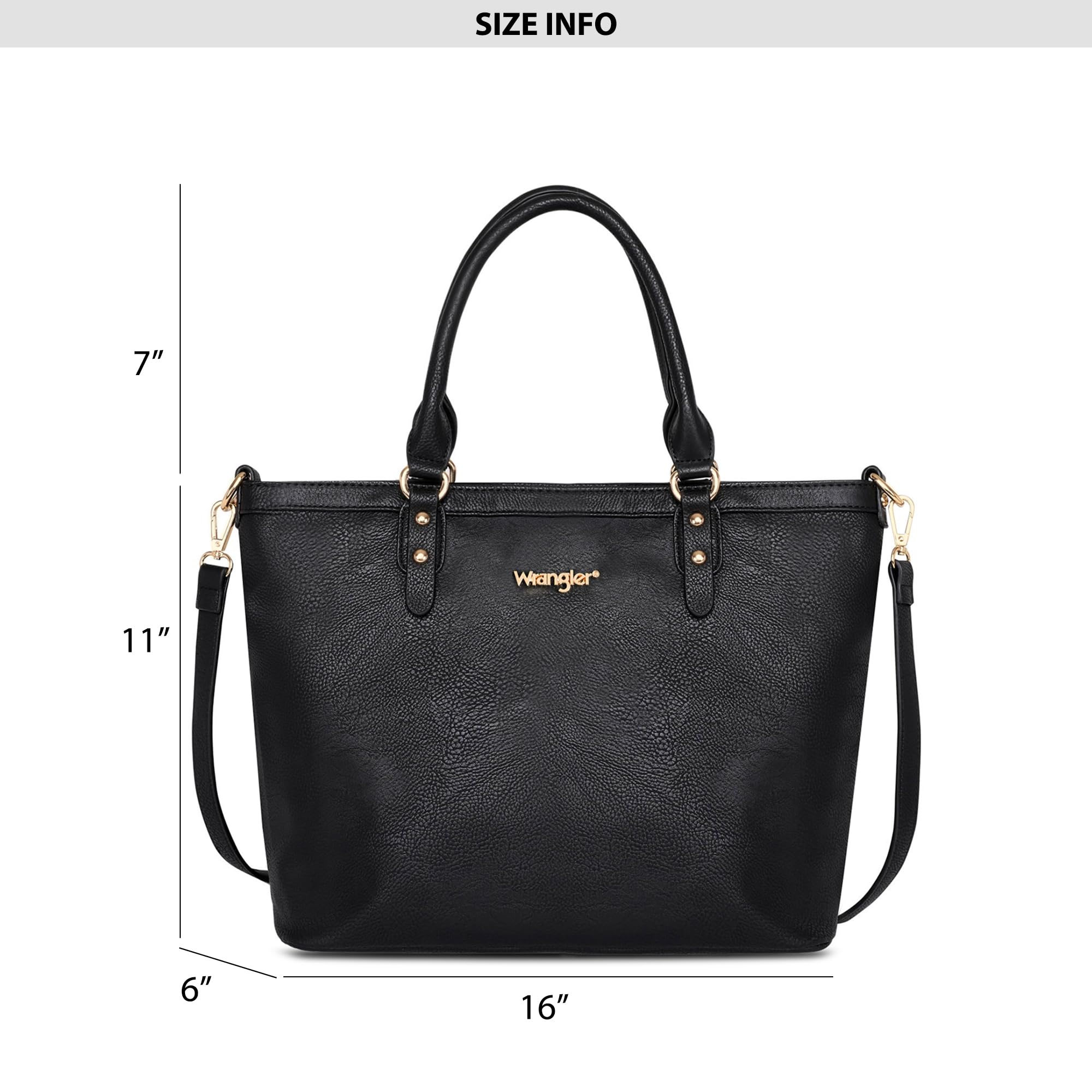 Montana West Tote Bag for Women Zipper Large Tote Purse Adjustable Strap Work Top Satchel Handbag Shoulder Hobo