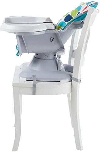 Fisher-Price SpaceSaver High Chair, Blue/Green