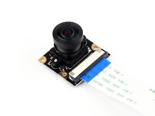 Waveshare IMX219-160IR Camera for Jetson Nano Infrared Night Vision 3280 à 2464 Resolution 8 Megapixels 160° FOV IMX219 Sensor Suit for Face Recognition Road Mark Detection License Plate Recognition