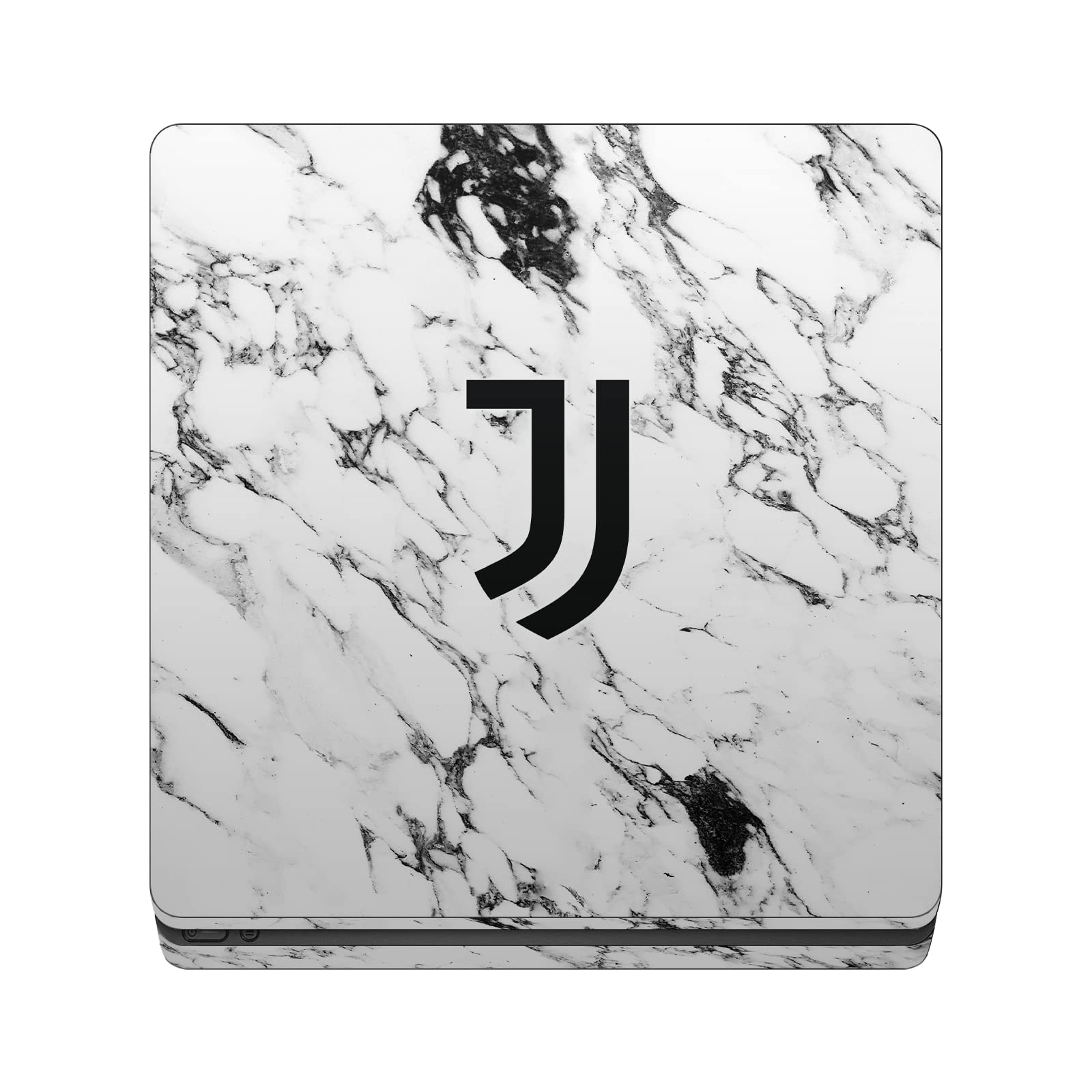 Head Case Designs Officially Licensed Juventus Football Club White Marble Art Vinyl Sticker Gaming Skin Decal Cover Compatible With Sony PlayStation 4 PS4 Slim Console and DualShock 4 Controller