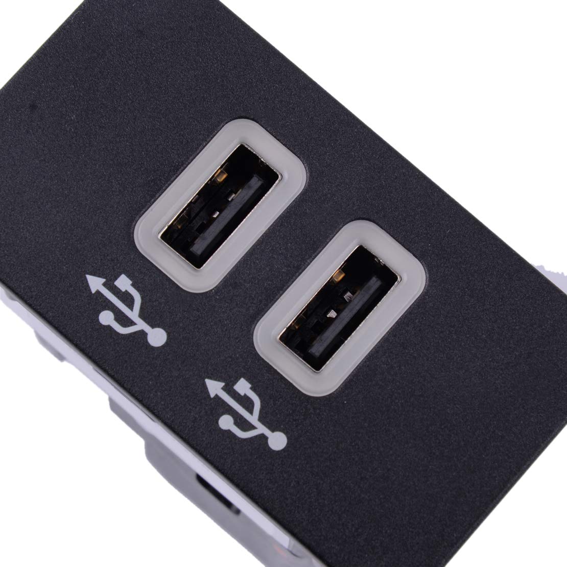LETAOSK Dual USB Hub Ports Interface Module Fit for Ford Sync 3 Carplay Multimedia