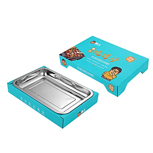 Airshi Charcoal Grill, Compact Detachable Single Use Outdoor BBQ Smoker Grill (Light Blue (containing 30 Charcoal))