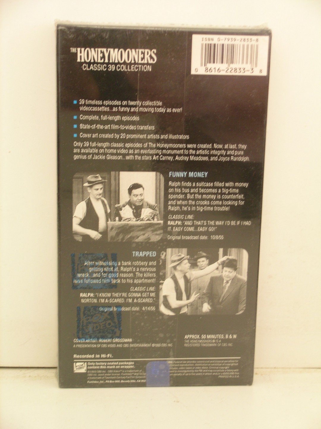 The Honeymooners VHS Video Tape Volume 3 of 20