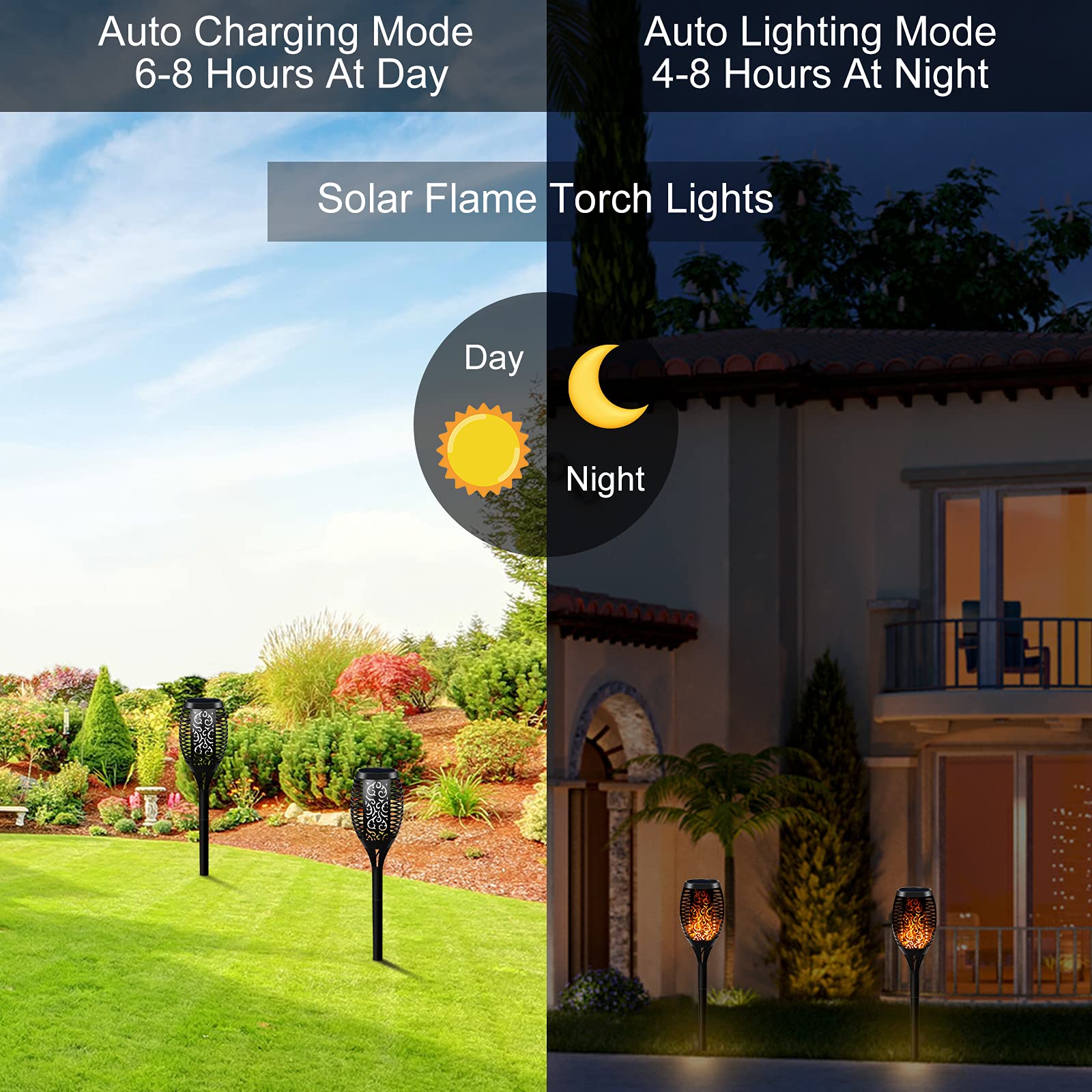 EEEKit 4PCS Light Outdoor, 20 inch 12 LED