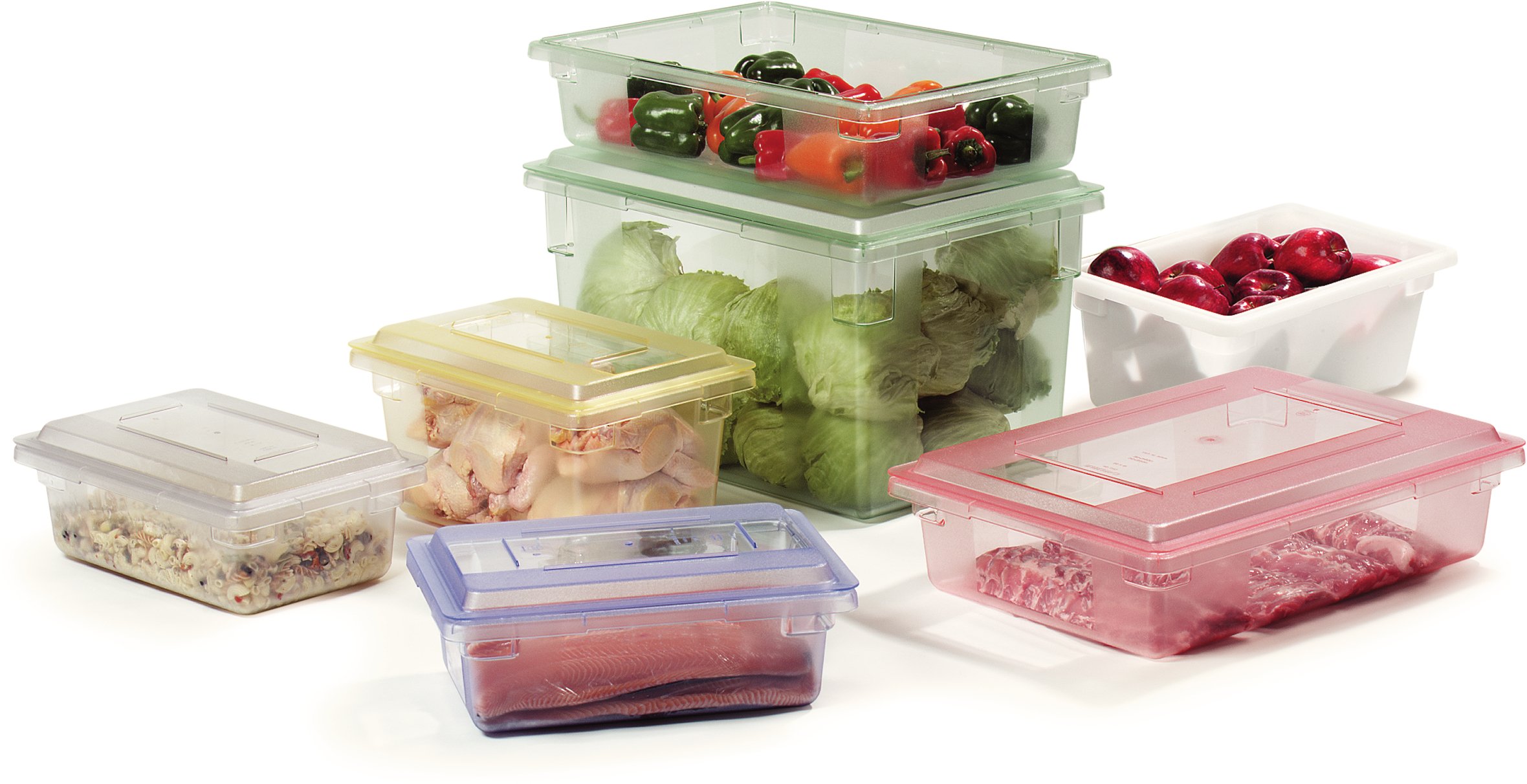 Carlisle FoodService Products 10627C09 StorPlus Color-Coded Food Storage Container Lid, Fits 8.5-21.5 Gallon, Green