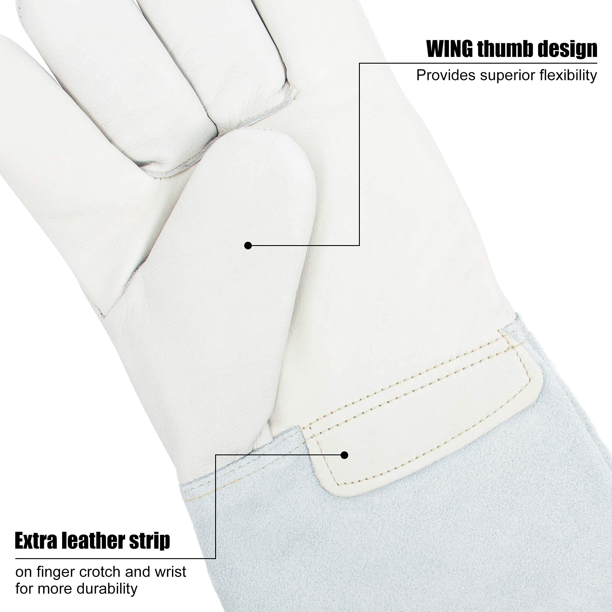 BEETRO -292℉— -418℉/-180℃— -250℃ or Above Antifreeze Gloves for Dry Ice Handling Liquid Nitrogen Low Temperature Resistant Sponge Inner 16 Inch