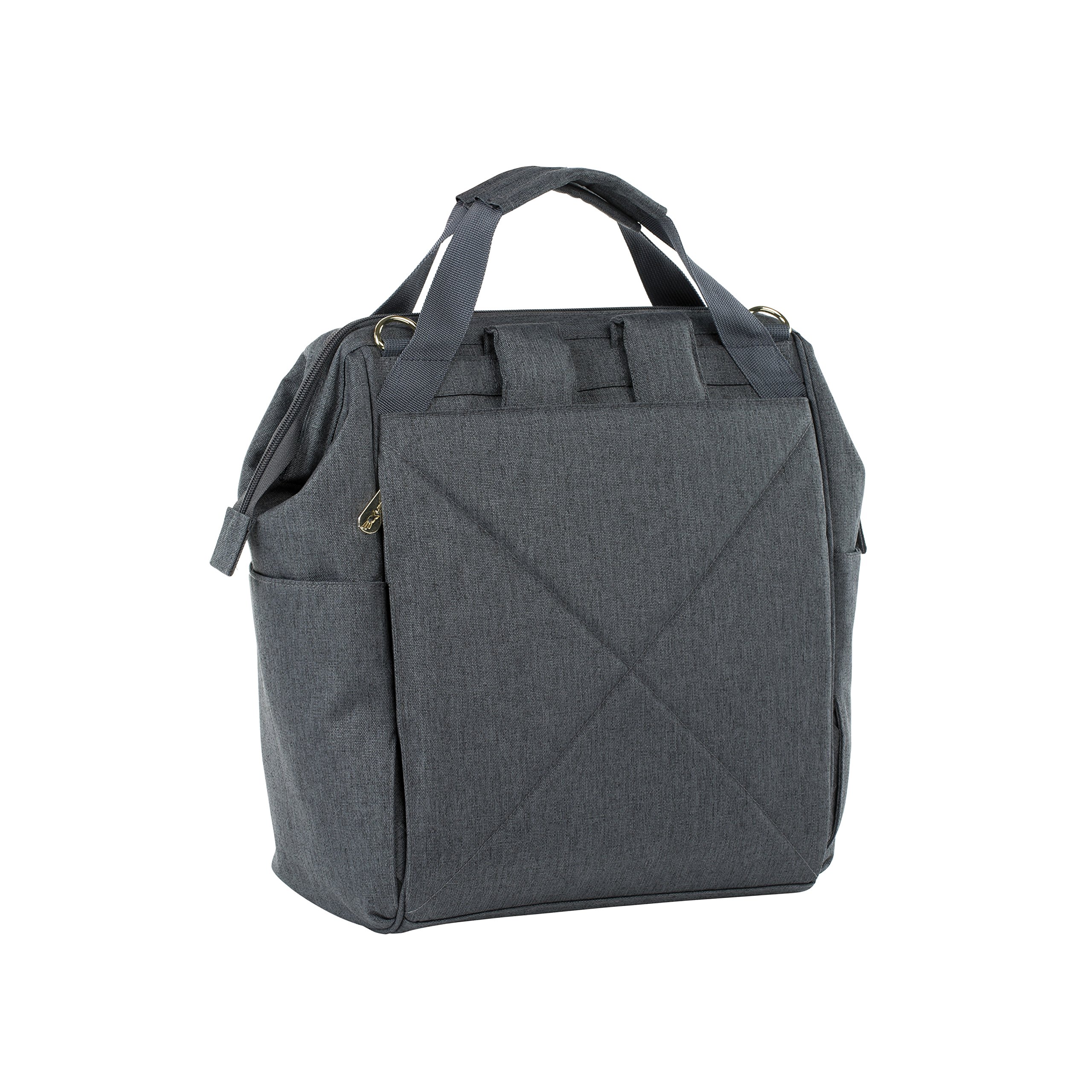 Lässig Goldie Glam Diaper Bag -Travel Backpack- Multi-Functional and Lightweight for Both Baby and Kids Care-Stylish and Durable - Anthracite