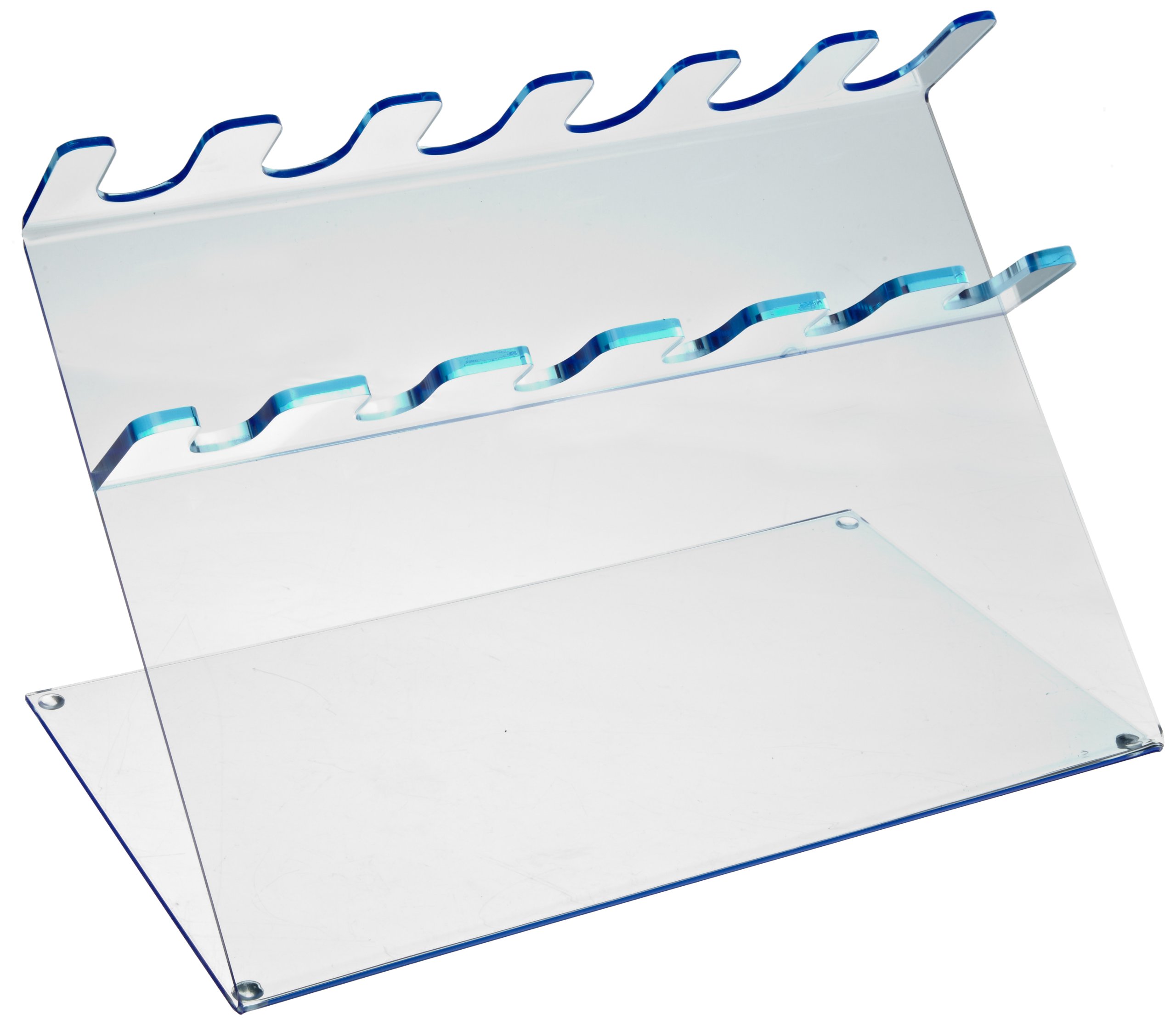 Heathrow Scientific HD20613C Blue Fluorescent Acrylic 6 Place Pipettor Station