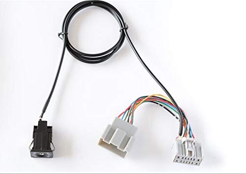 Davitu Cables, Adapters & Sockets - 3.5mm Jack Audio MP3 Aux-in Adapter for Vo.lvo 2004 XC90 S40 V50 C70 C30 without 6 6 CD Player