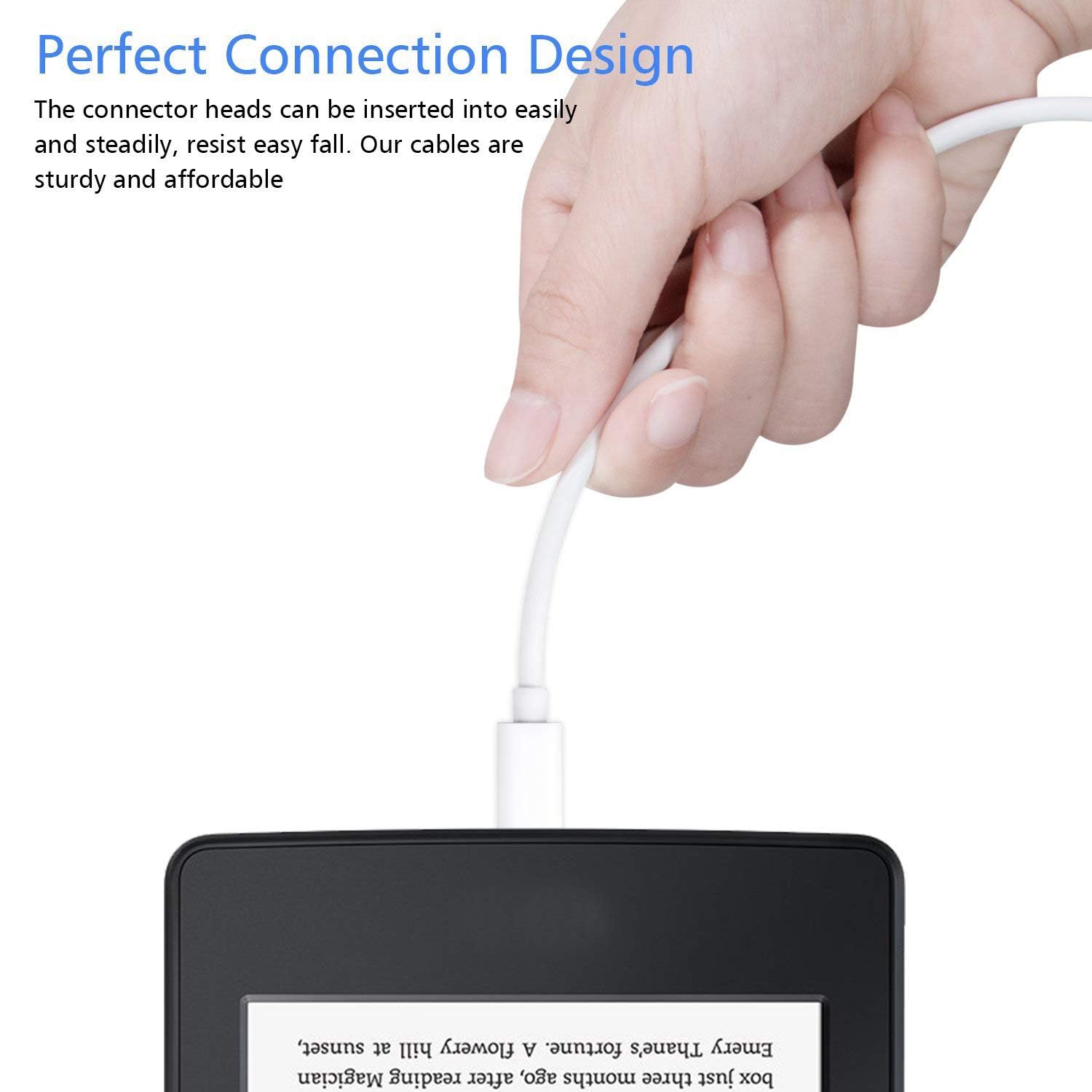 MATEIN Micro USB Charger Cable, 15 Ft Sturdy Extra Long USB 2.0 Charge Cord, High Charging Speed Fit for Android, Windows Smartphones, Samsung, HTC, Motorola, LG, Tablet and More, White