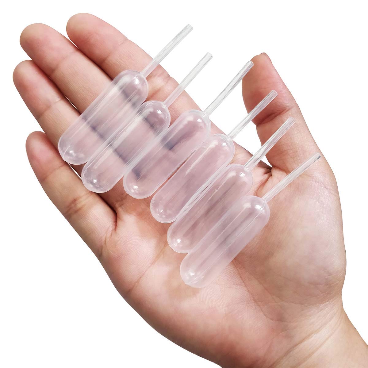 Cupcakes Pipettes, 100PCS 4ml Clear Plastic Transfer Liquid Dropper Pipettes, Suitable for Chocolate or Strawberries Cupcakes, Ice Cream, Mini Cakes, Waffles, Children's Painting, Kitchen Supplies