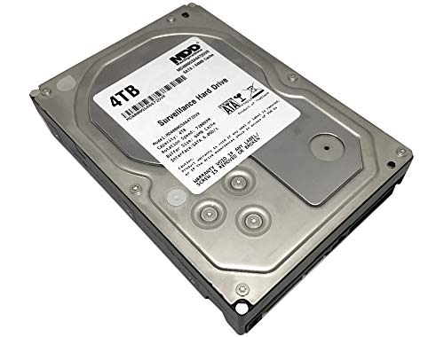 MaxDigitalData 4TB 64MB Cache 7200PM SATA 6.0Gb/s 3.5in Internal Surveillance CCTV DVR Hard Drive (MD4000GSA6472DVR) - w/ 2 Year Warranty, Mechanical Hard Disk