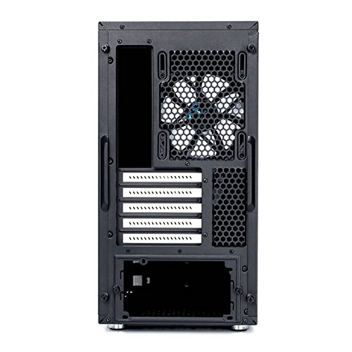 Fractal Design Define Mini C - Mini Tower Computer Case - mATX - Optimized for High Airflow and - 2X Fractal Design Dynamic X2 GP-12 120mm Silent Fans Included - PSU Shroud - Black
