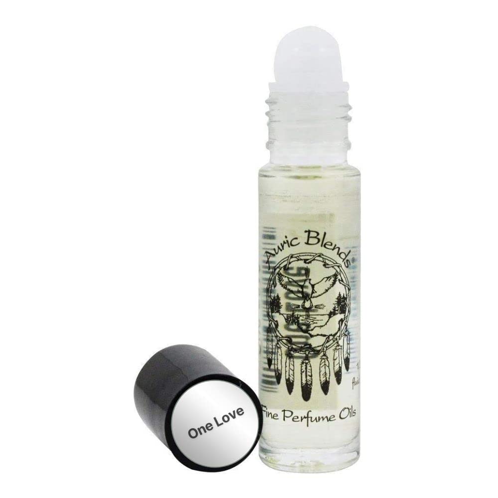 Auric Blends One Love Roll-on Perfume Oil | Alcohol Free, Vegan, Cruelty Free, Made in USA | 0.33 Fl. Oz