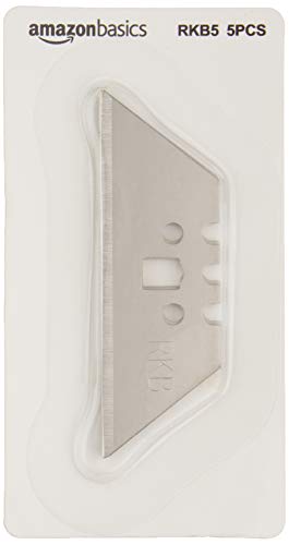 Amazon Basics 3-Notch Utility Knife Blades, 5-pack