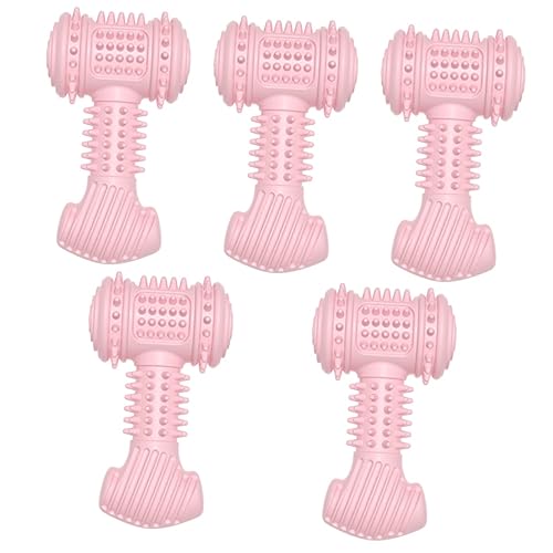 balacoo 5pcs Dog Toy Dog Squeaky Toys Dental Dog Rubber Dog Accessories for Small Dogs Small Dog Accessories Dog Chew Toys Dog Teeth Cleaning Toy Pet Chew Toys TPR Dog Supplies Puppy