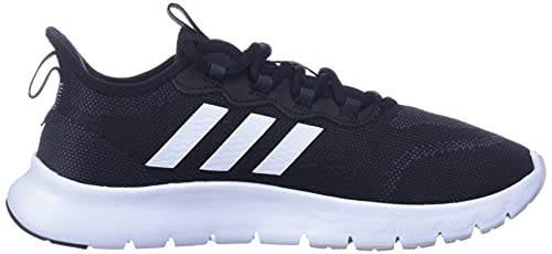 adidas Women's Vario Sport Running Shoe, Black/White/Grey, 8
