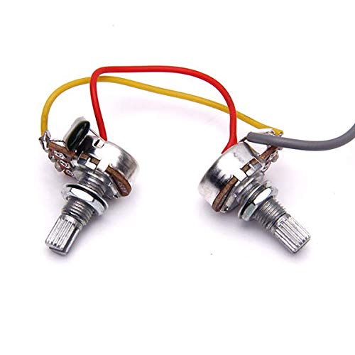 Electric Guitar Circuit Wiring Kit Guitar Circuit Wiring Harness Kit with 3 Box Toggle Pickup Selector 2V/2T/1J fit for LP Electric Guitar
