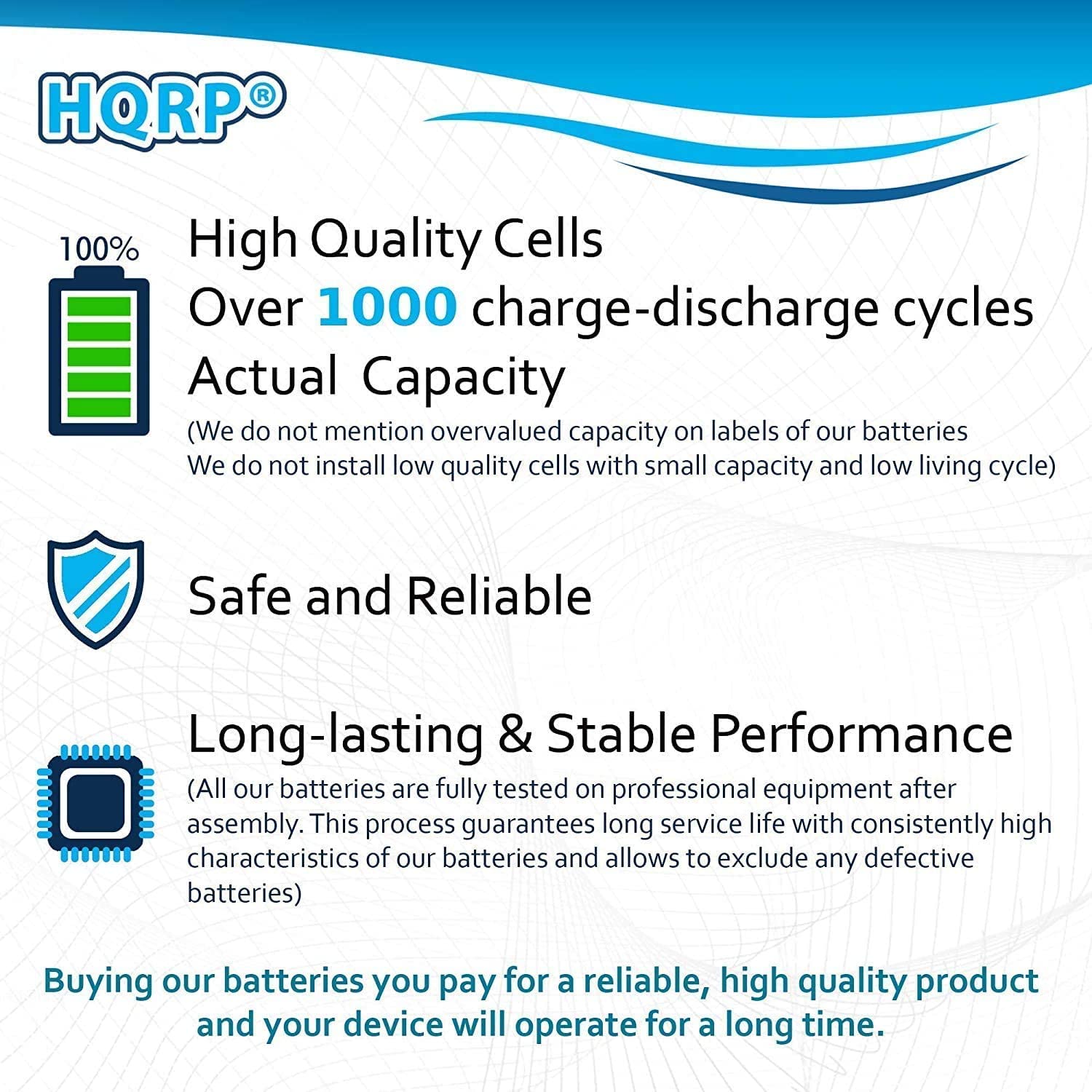 HQRP Backup Battery Compatible with 2gig BATT1X BATT2X BATT1 GC2 2GIG-CNTRL2 2GIG-CP2 GCKIT311 Go Control Panel Security System Alarm 6MR2600AAY4Z 10-000009-001 10-000013-001 Linear PERS-4200