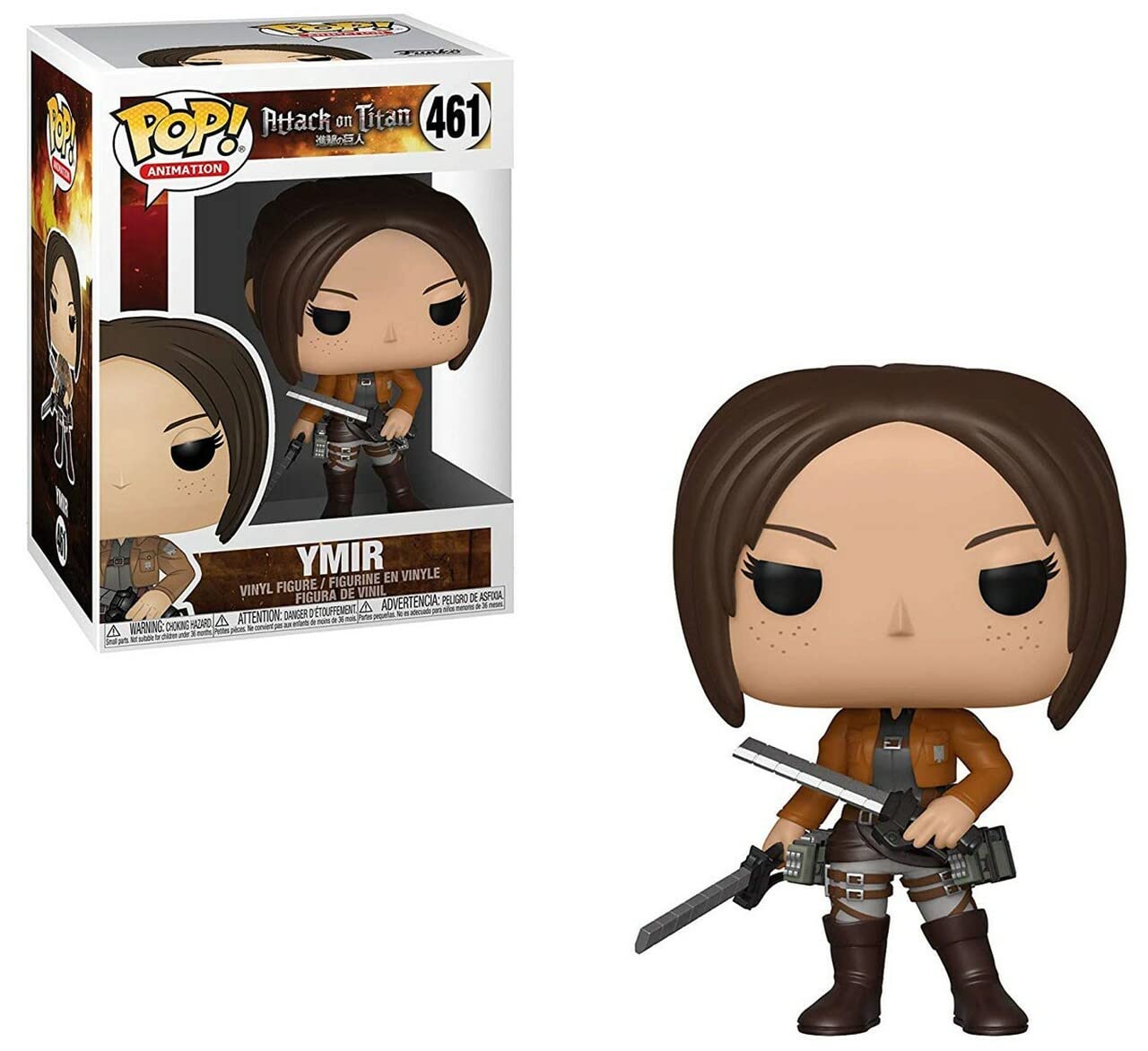 POP Attack on Titan - Ymir Funko Pop! Vinyl Figure (Bundled with Compatible Pop Box Protector Case), Multicolored, 3.75 inches
