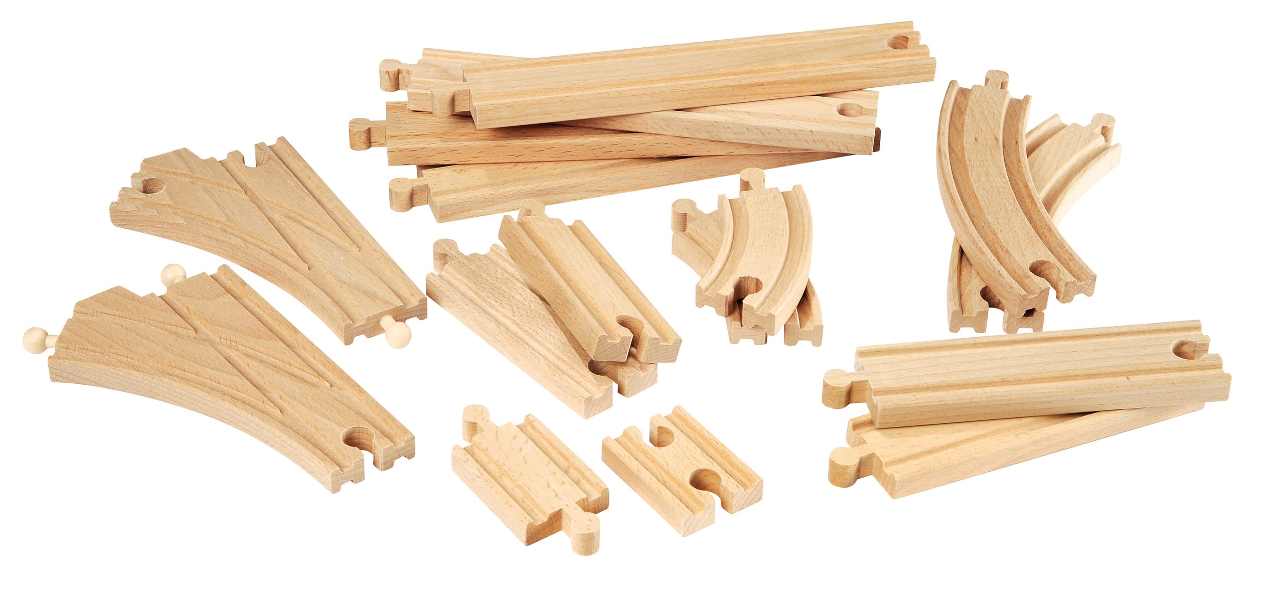 BRIO World 33402 Expansion Pack Intermediate - Wooden Train Set for Kids | Enhances Creativity | Compatible with All BRIO Train Sets | FSC Certified | Ideal for Ages 3 and Up