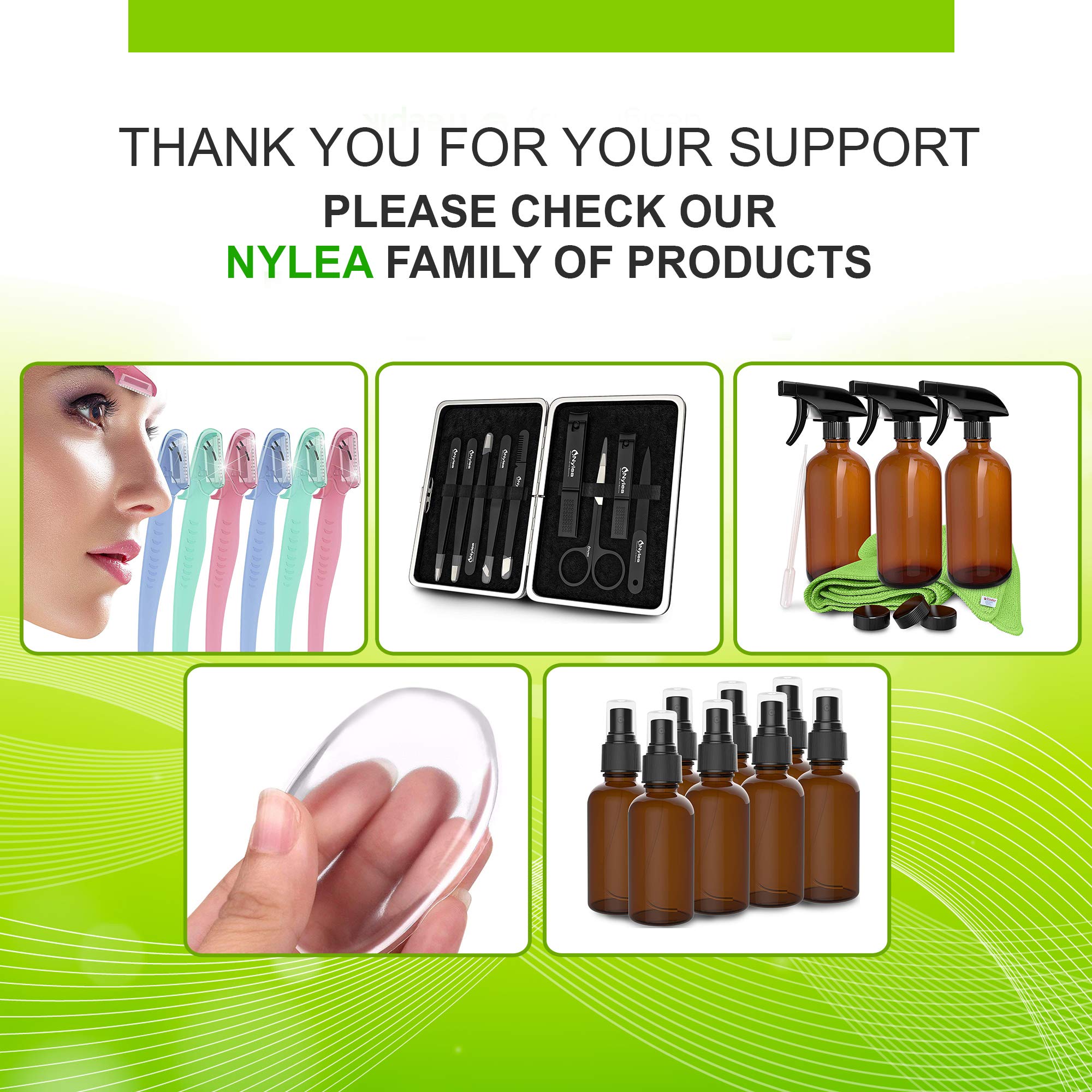 Nylea 12 Pack Essential Oil Dropper Bottles (4 oz) 120ml Round Boston Empty Refillable Amber Bottle with Glass Dropper [ Free Stainless Steel Funnel ] for Liquid Aromatherapy Fragrance Lot