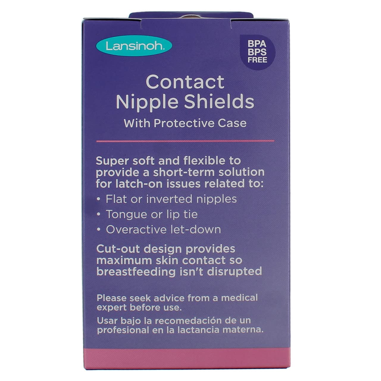 Lansinoh Contact Nipple Shields, 2 Count (3 Pack)