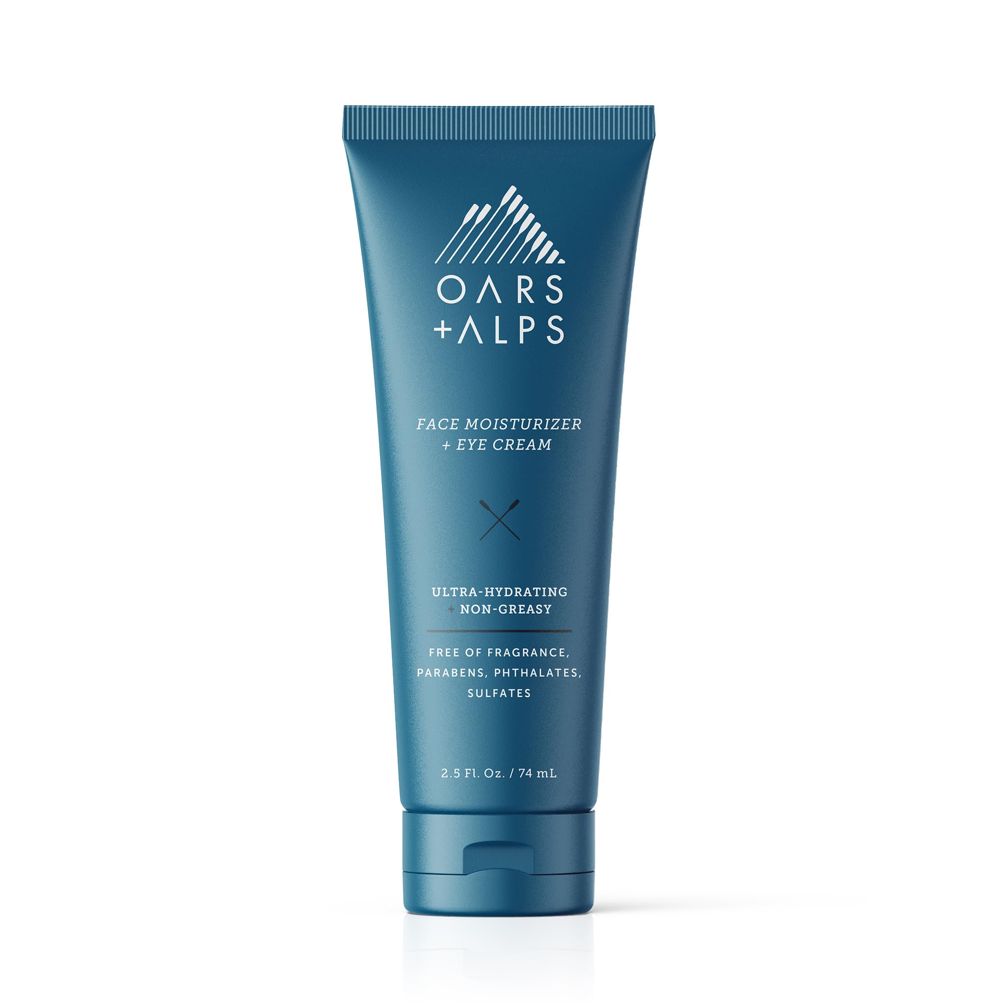 Oars + Alps Face Moisturizer and Eye Cream, Valentines Gifts for Him, Hydrates Skin with Shea Butter and Jojoba Oil, Anti Aging, Vegan and Gluten Free