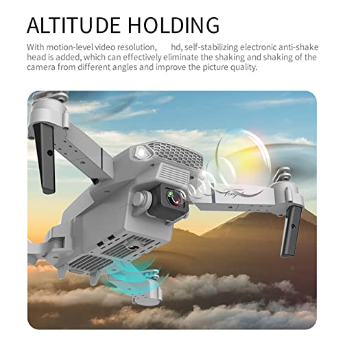 Drone With Dual 1080P HD FPV Camera Foldable Drone Remote Control Altitude Hold Headless Mode LED Light Start Speed Adjustment Trajectory Flight WiFi FPV Camera ππ°πΊ