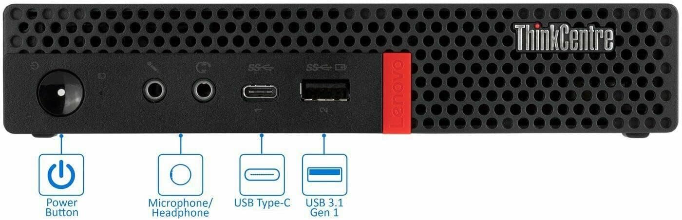 Lenovo ThinkCentre M700 Tiny Desktop, Intel Core i3-6100T Dual-Core 3.2GHz, 4GB DDR4, 128GB Solid State Drive, 802.11ac, Bluetooth, Win10Pro