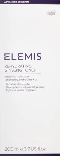 ELEMIS Rehydrating Ginseng Toner | Alcohol-Free Nourishing Facial Treatment Refreshes, Soothes, and Moisturizes Skin for a Radiant Complexion | 200 mL