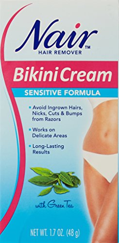 Nair Hair Remover Bikini Cream Sensitive 1.7 Ounce (50ml) (2 Pack)
