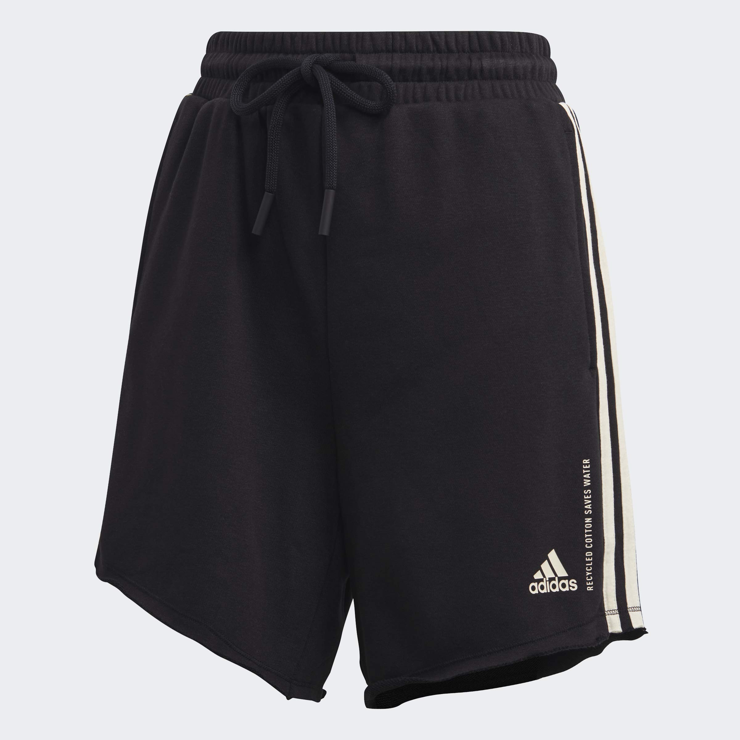adidas Women's Recycled Cotton Short Black Large