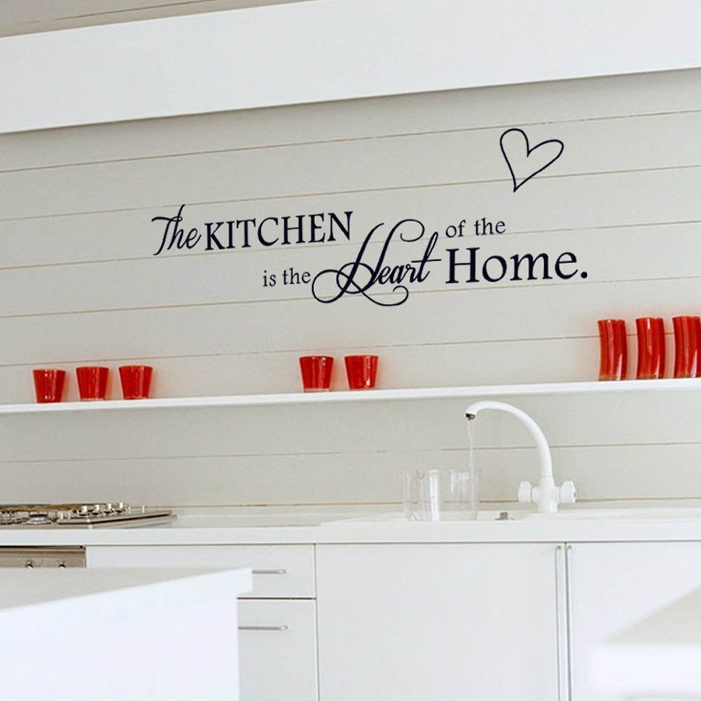 Lchen Kitchen Rules Wall Sticker Removable Decal Home Decoration