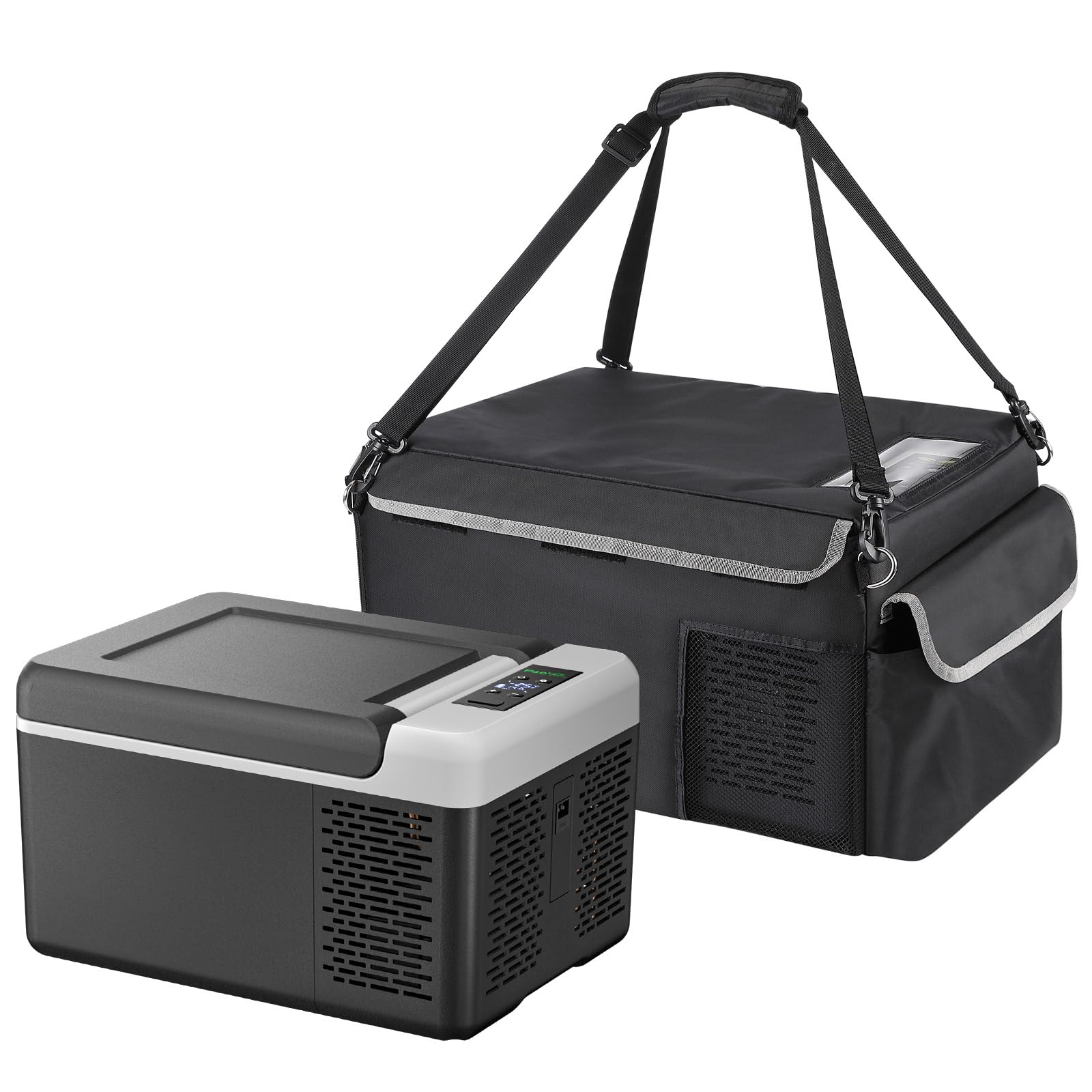 F40C4TMP Bundle - 2 items 10 Quart Portable Refrigerator and Insulated Protective Cover