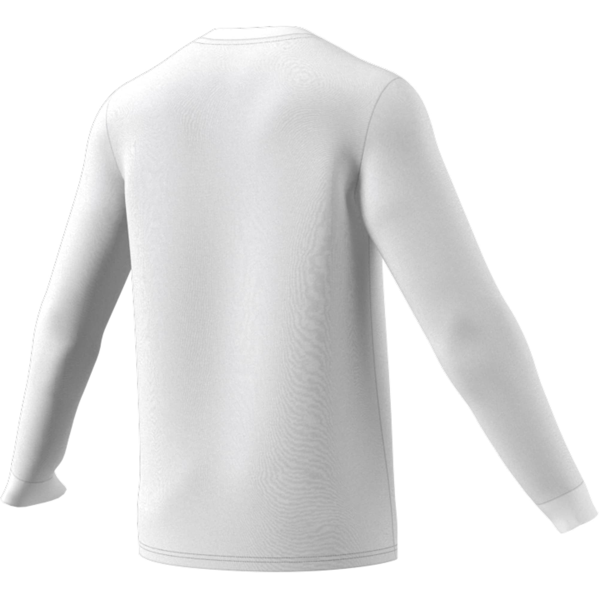 adidas Men's Basic Badge of Sport Long Sleeve Tee, White/Black, XX-Large