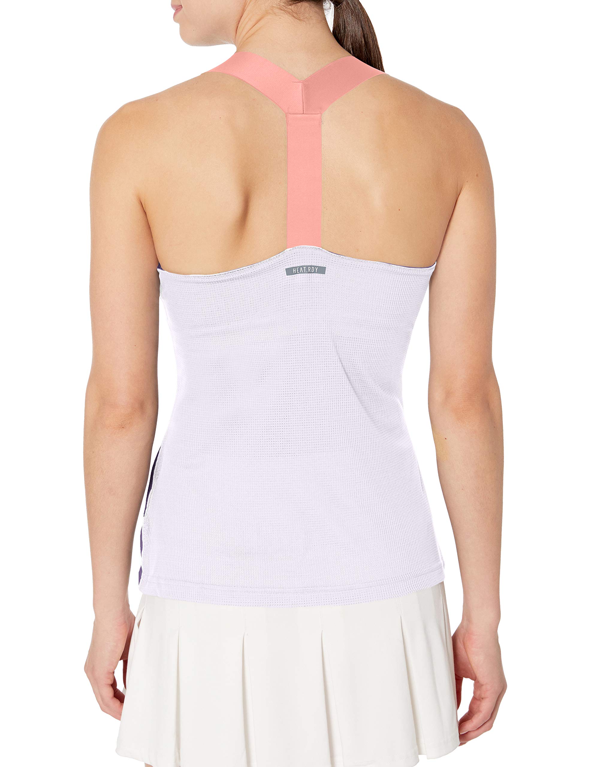 adidas Women's Tennis Y-Tank HEAT.RDY Dark Green/Tech Indigo Large