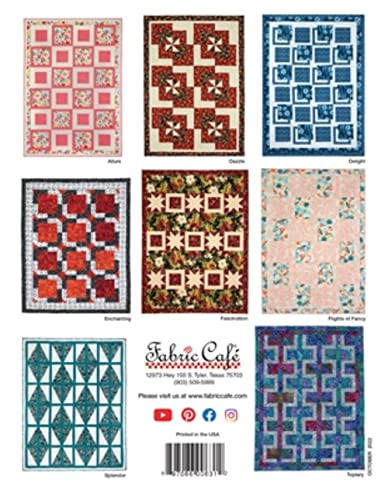 Fabric Cafe The Magic of 3-Yard Quilts Notion, Multi