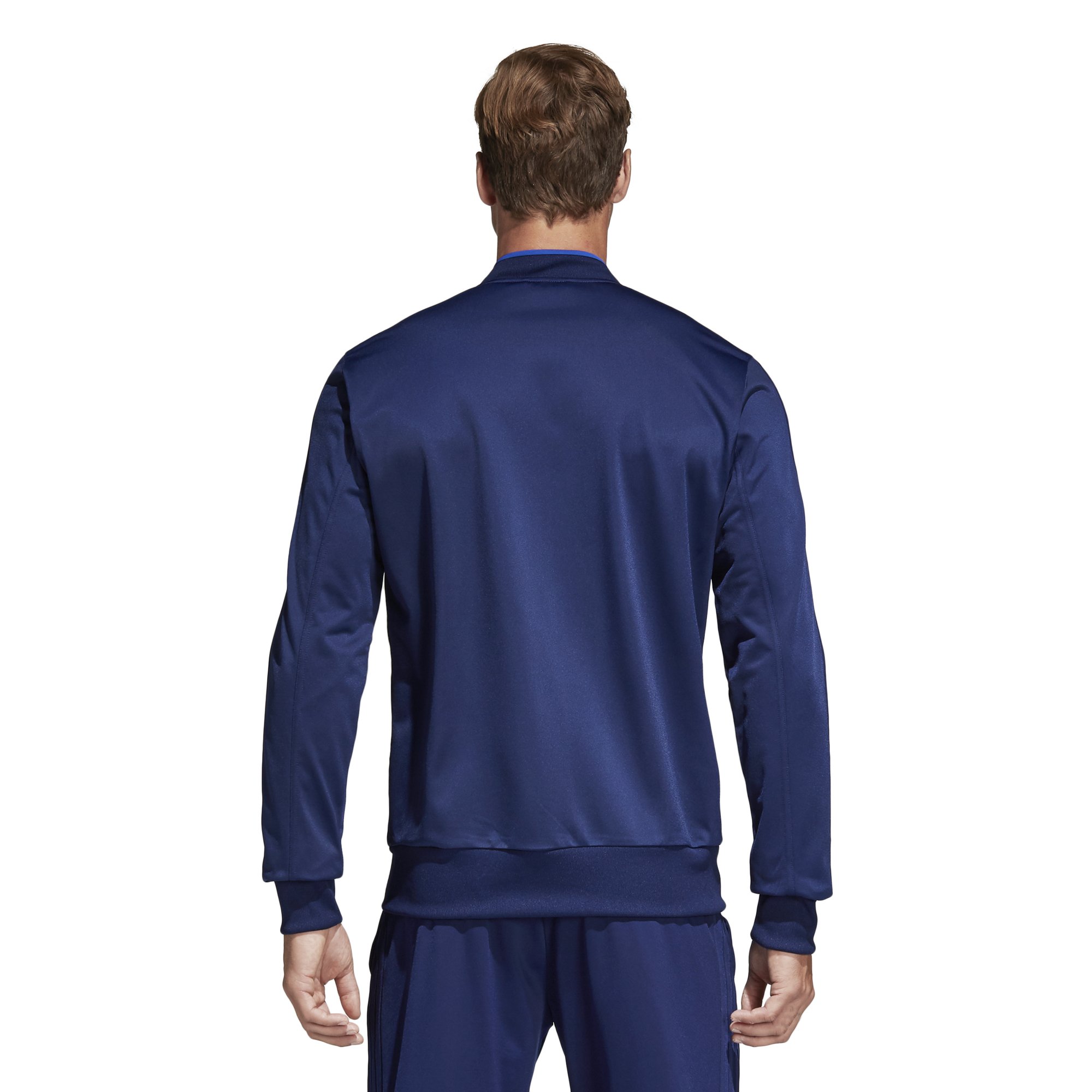 adidas Men's Condivo 18 Polyester Jacket Dark Blue/White Medium