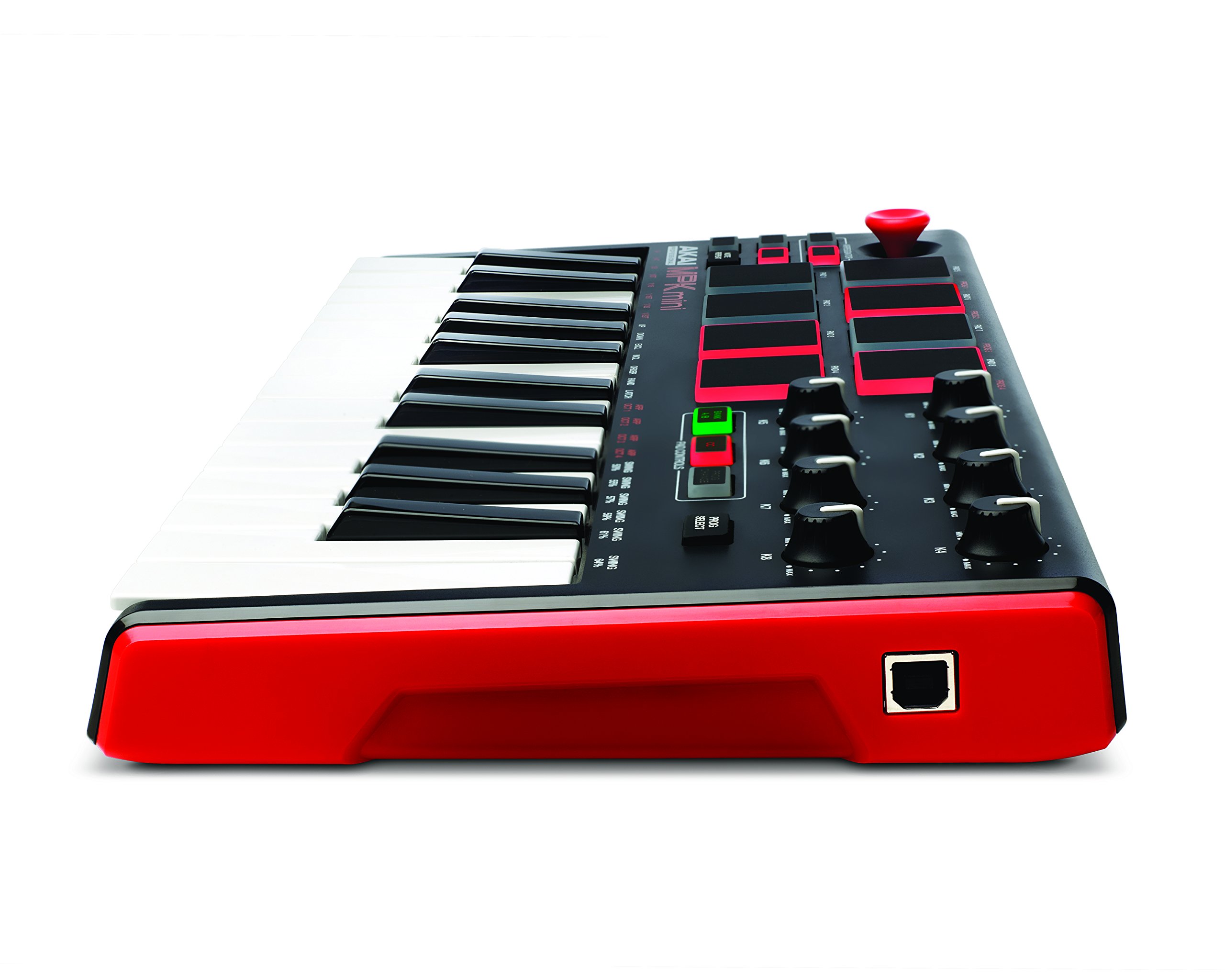 Akai Professional MPK Mini MKII β 25 Key USB MIDI Keyboard Controller With 8 Drum Pads, 8 Assignable Q-Link Knobs and Pro Software Suite Included