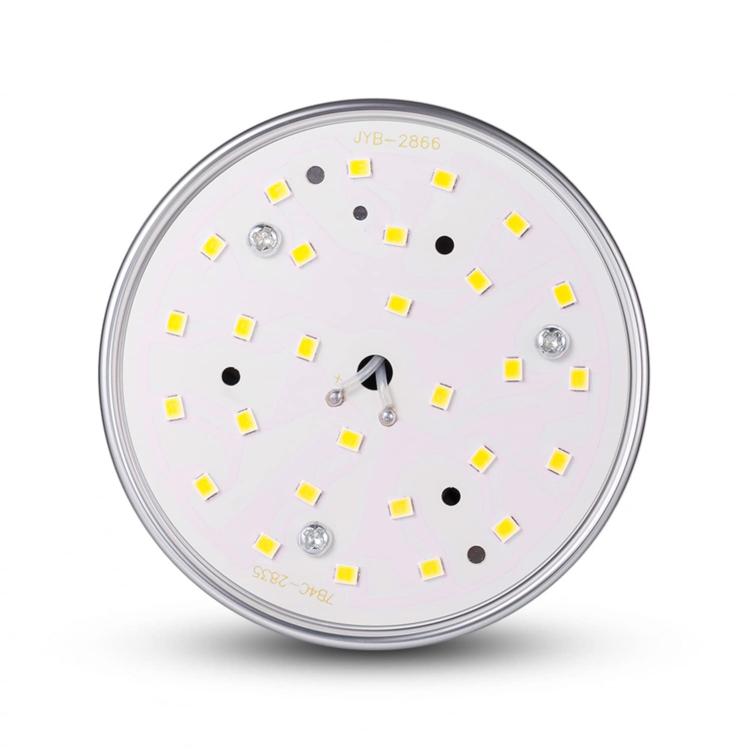 60W LED Corn Light Bulb (450W Equivalent), E26 Standard Base Light, 6000-Lumen, 6500K Daylight Cool White, AC 85V-265V, Corn LED Bulb for Indoor Outdoor Large Area Garage Factory Warehouse High Bay