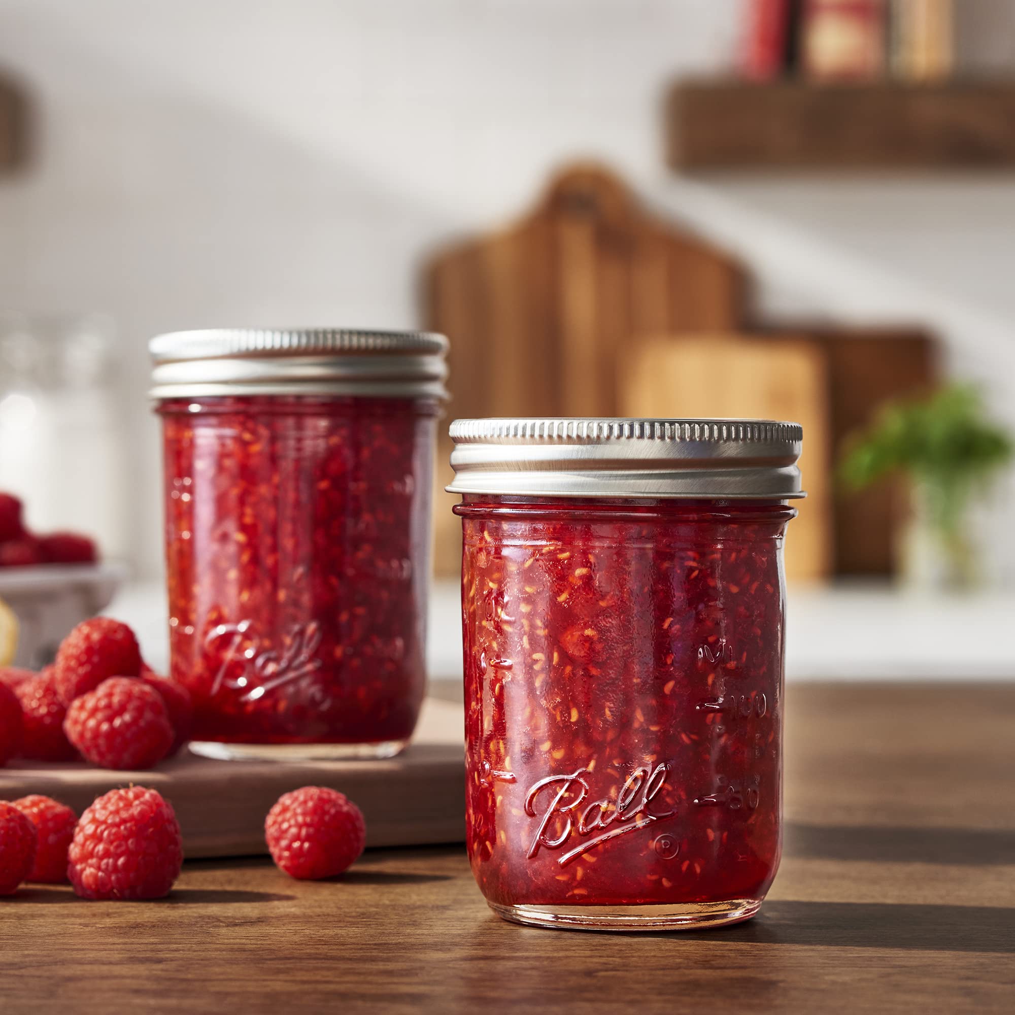Ball Wide Mouth Pint Canning Jars, 12 Pack, Clear