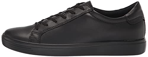 ECCO Women's Soft Classic Sneaker, Black, 9-9.5