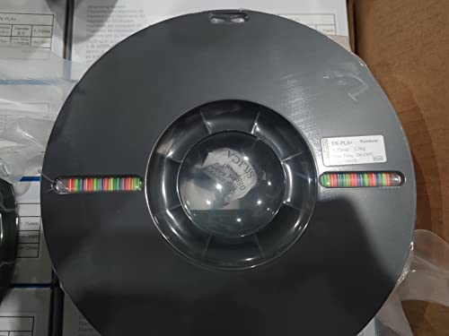 Creality PLA Filament Pro Rainbow, 1.75mm 3D Printer Filament, Ender PLA + (Plus) Printing Filament, 1kg(2.2lbs)/Spool, Dimensional Accuracy ±0.03mm. Fit Most FDM Printer