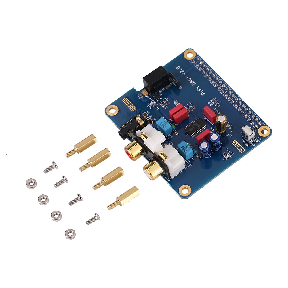 I2S HiFi Interface DIGI DAC PCM5122 Amplifier and HiFi Digi Digital Audio Expansion Sound Card Module for 3 Model B / 2B / B