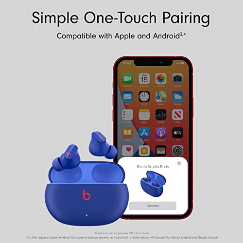 Beats Studio Buds - True Wireless Noise CancellingĀ EarbudsĀ - Ocean Blue with AppleCare+ (2 Years)