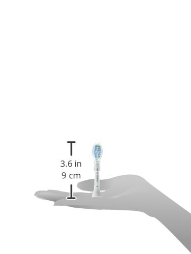 Genuine Philips Sonicare Adaptive Clean replacement toothbrush heads, HX9042/64, White 2-pk