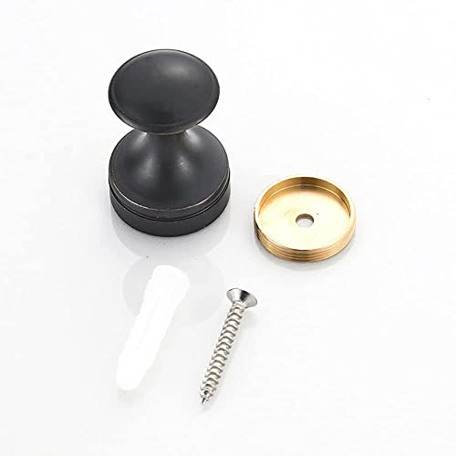 Leyden Bronze Towel Hooks, Oil Rubbed Brass Robe Hooks Antique Coat Clothes Hanger Bathroom Kitchen 2 Packs