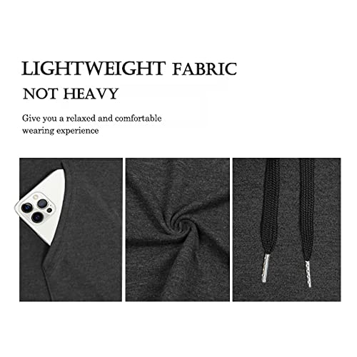 Calvin&Sally Women's Casual Lightweight Hoodies Long Sleeve Skull Graphic Tee Shirts Drawstring Pullover Hoodie Sweatshirts Tops with Pocket (Grey,XL)